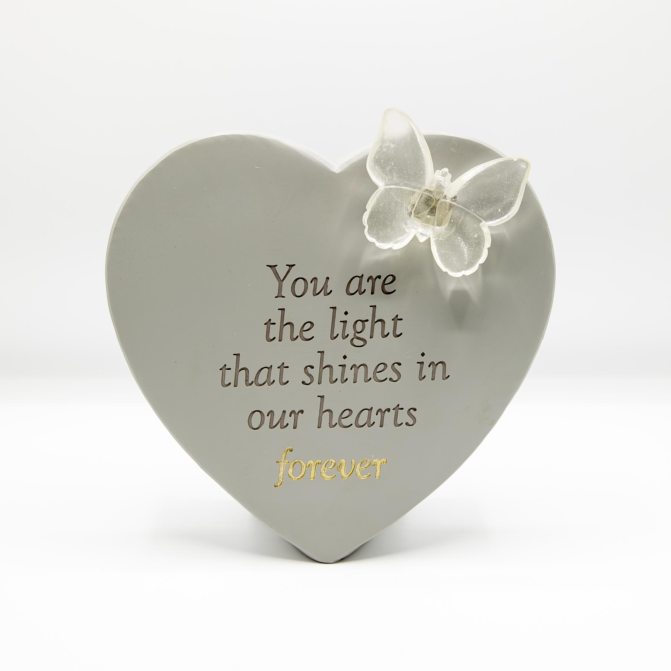 Memorial Cards Cork | MEMORIAL SOLAR LIGHT UP HEART